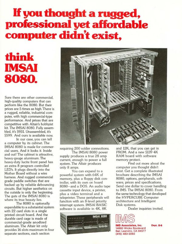 Imsai 8080 - TheRetroWagon